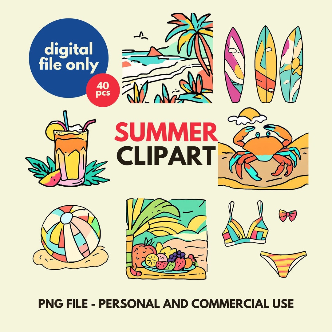 Summer Doodle Png Summer Doodle Clipart Kawaii Doodle Clipart Cute ...