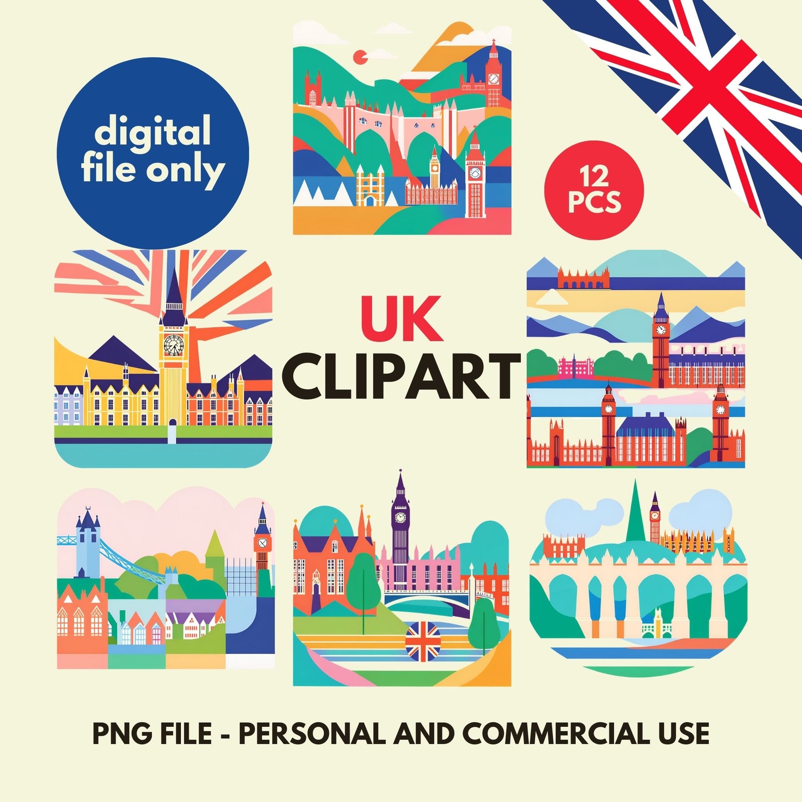 UK Png United Kingdom Clipart Transparent Background Png Geometrical ...