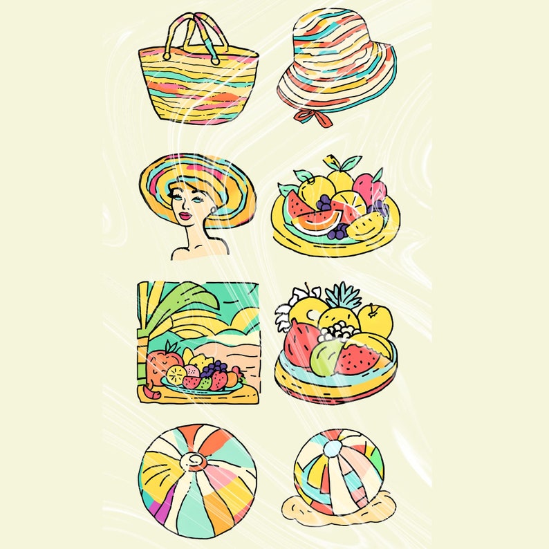 Summer Doodle Png Summer Doodle Clipart Kawaii Doodle Clipart Cute ...