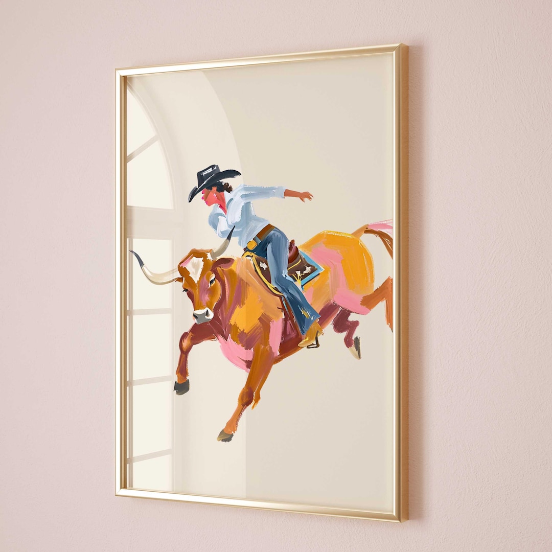 Long Live Cowgirls Poster Cowgirl Boots Wall Art Print Trendy Western ...