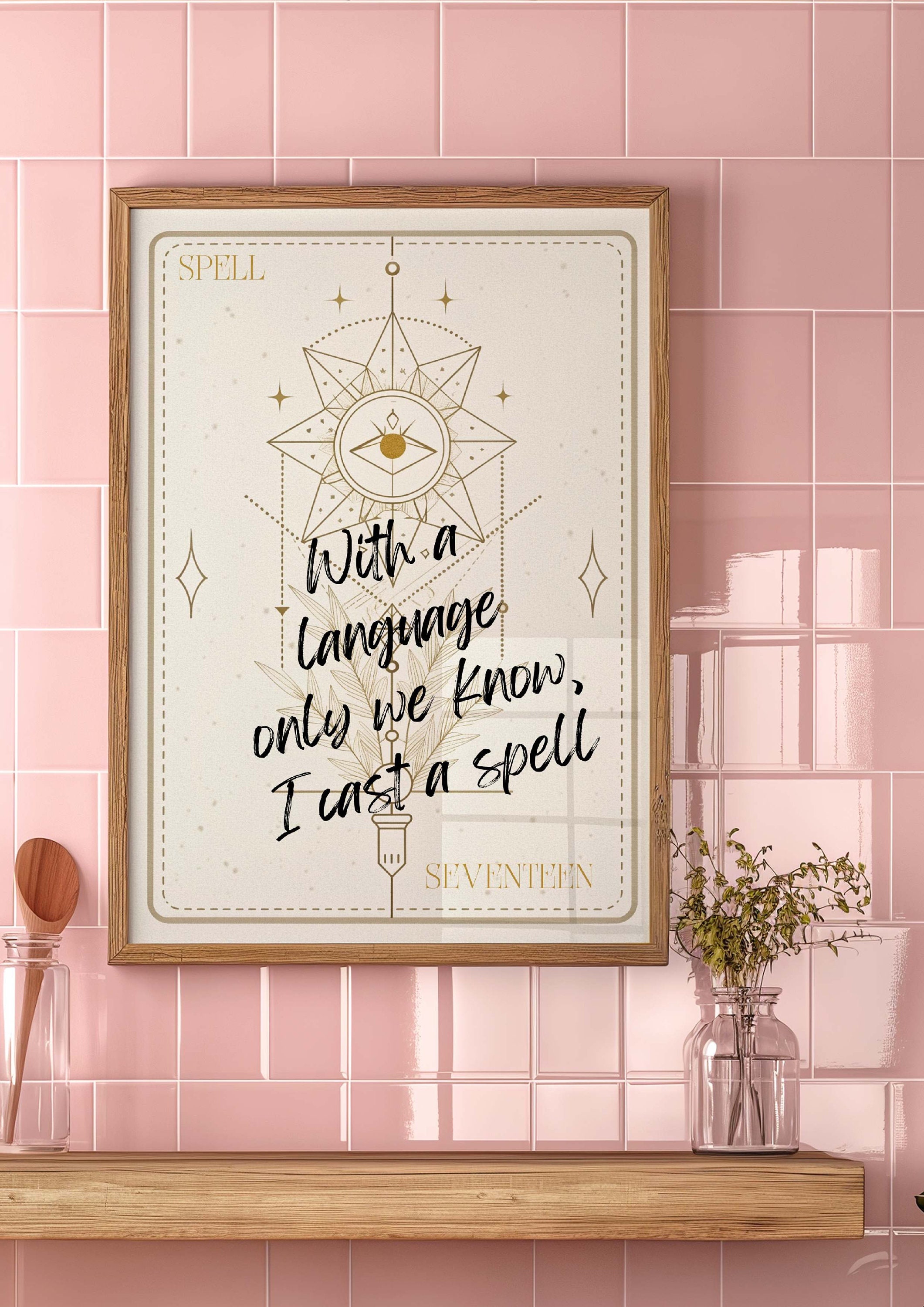 Seventeen Spell Poster Seventeen Poster Kpop Poster Kpop Merch ...