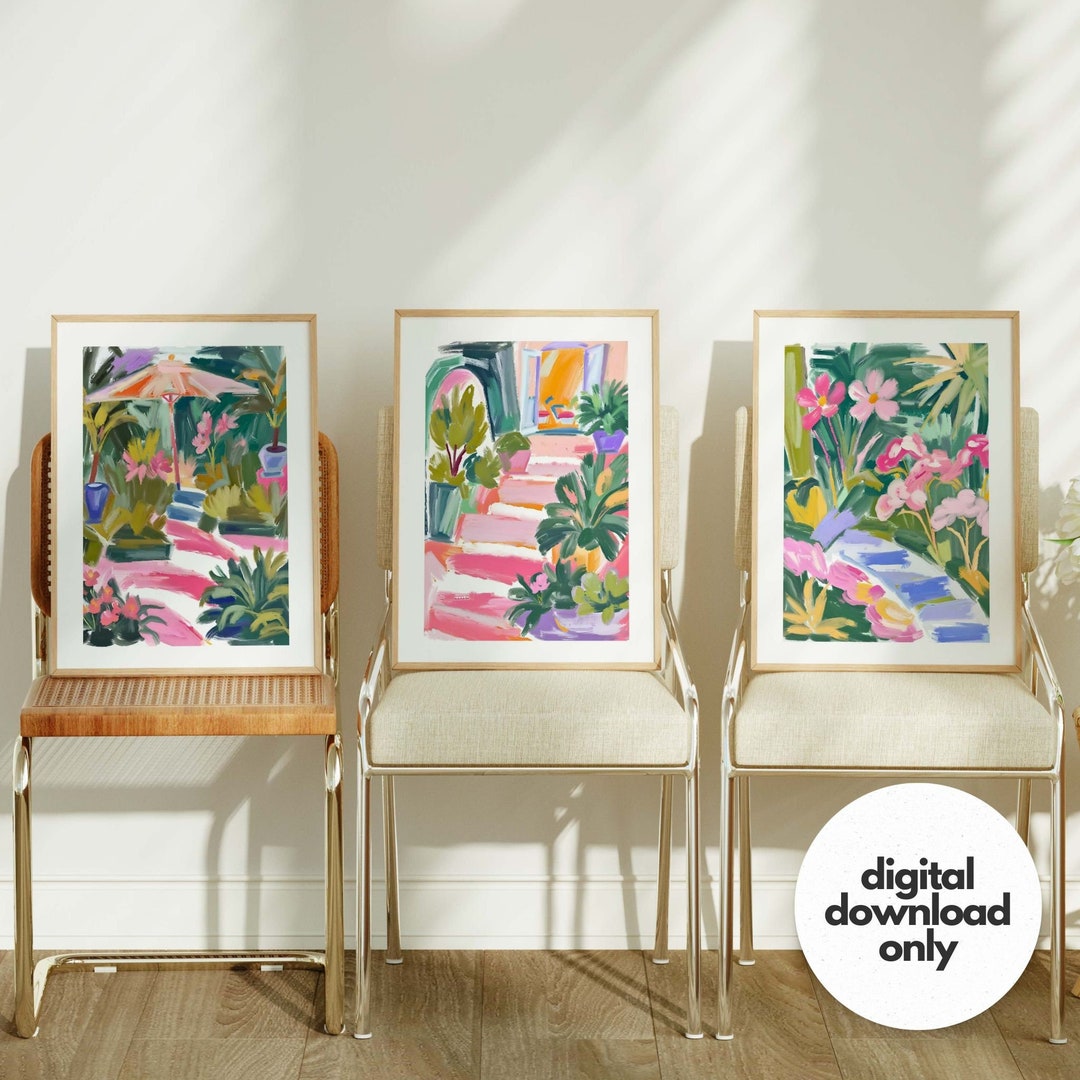 Matisse Garden Print: Floral Watercolor Art (digital Download) - Etsy