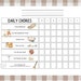 EDITABLE Chore Chart for Kids | Printable Daily Rhythm Chart ...
