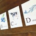 Alphabet Watercolor Notecards | Printable Alphabet Cards | Beautiful ...