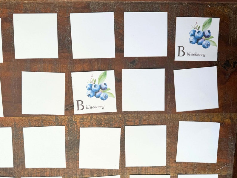 Alphabet Memory Game | Printable Alphabet Cards | Beautiful Watercolor ...