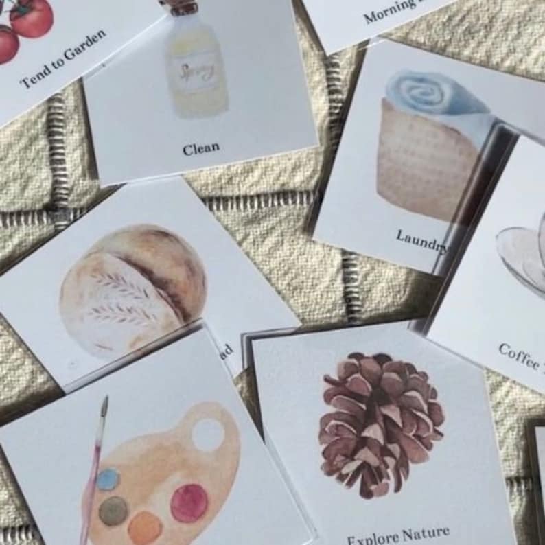 Beautiful Daily Routine Printables, Daily Rhythm, Chore Charts ...