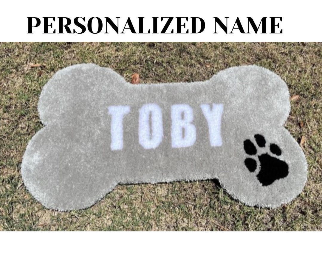 Personalized Dog Mom Tufting Acrylic Rug Custom Handmade Pet - Etsy