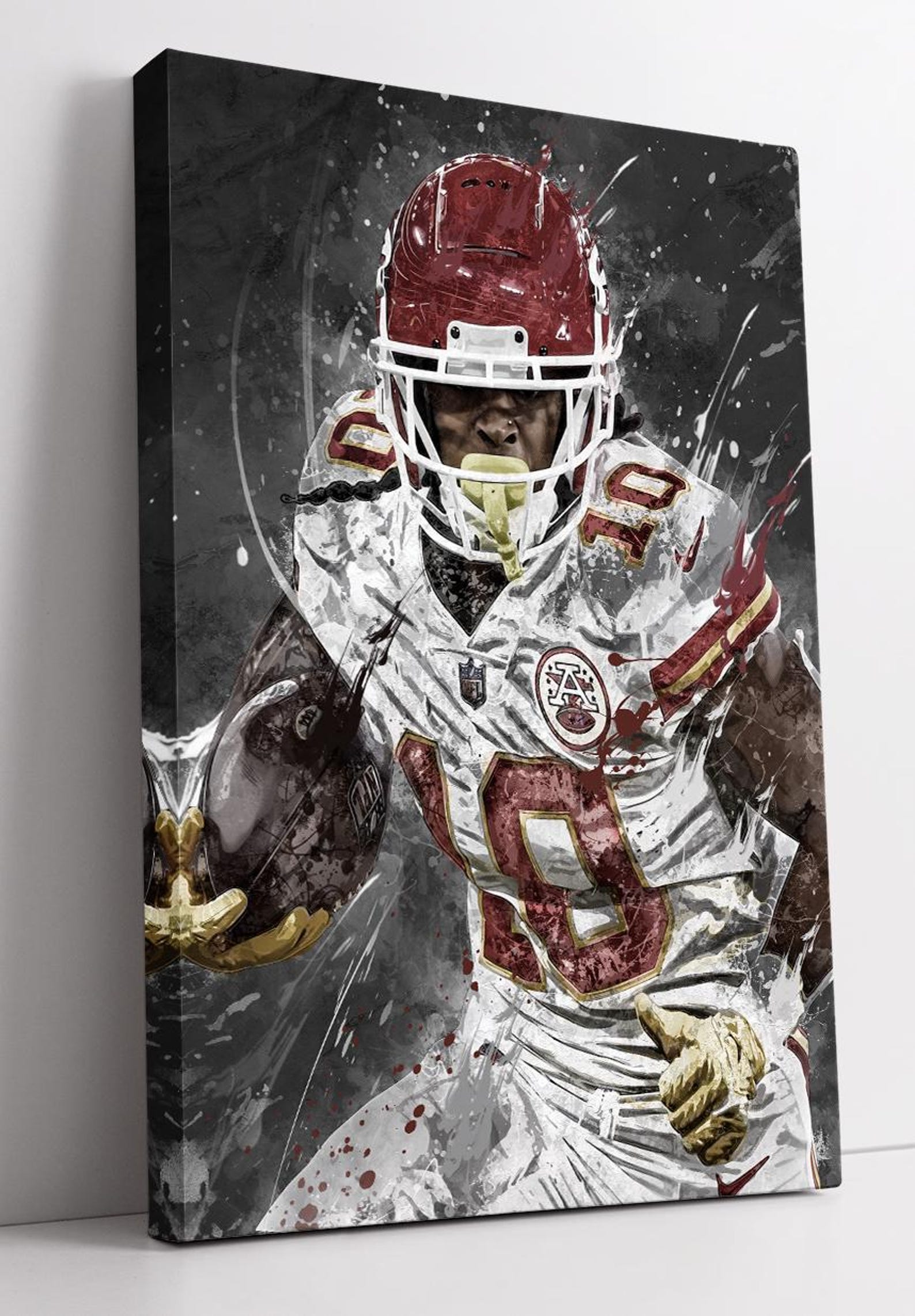 Isiah Pacheco Poster Kansas City Chiefs Wall Art Print Sports Framed ...