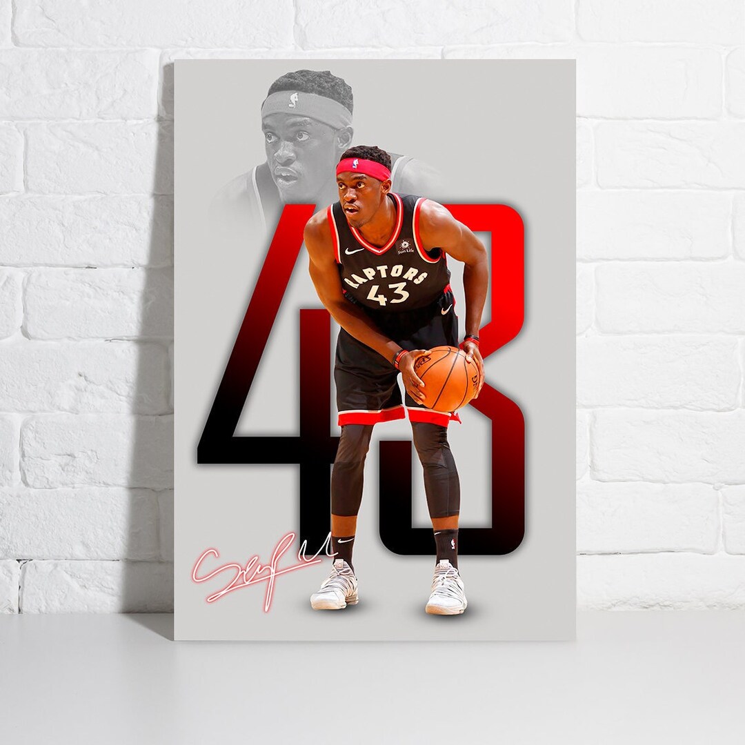 Pascal Siakam Poster Toronto Raptors Wall Art Print Sports Framed ...