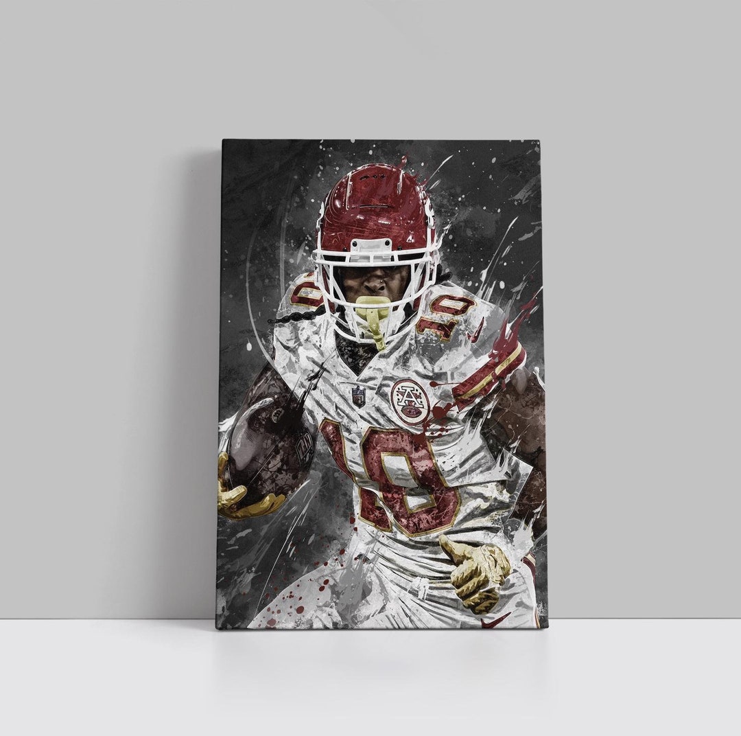 Isiah Pacheco Poster Kansas City Chiefs Wall Art Print Sports Framed ...