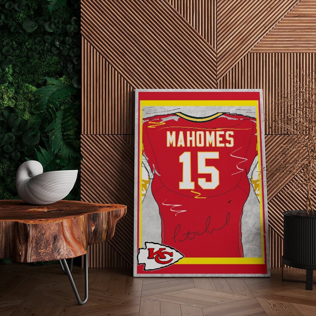 Patrick Mahomes Poster, Kansas City Chiefs Wall Art, Isiah Pacheco ...