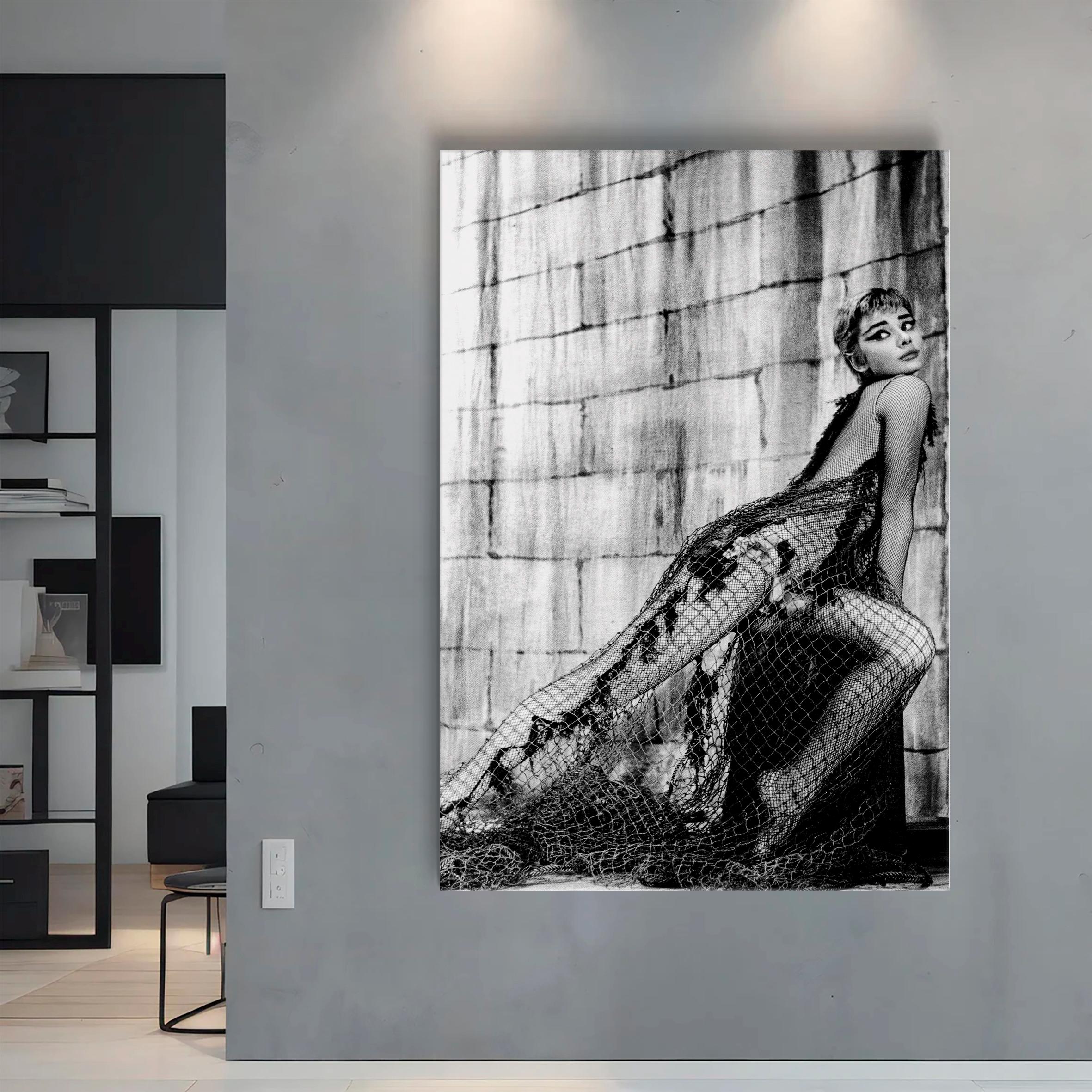 Audrey Hepburn in Ondine Poster Iconic Hepburn Wall Art (1954 ...