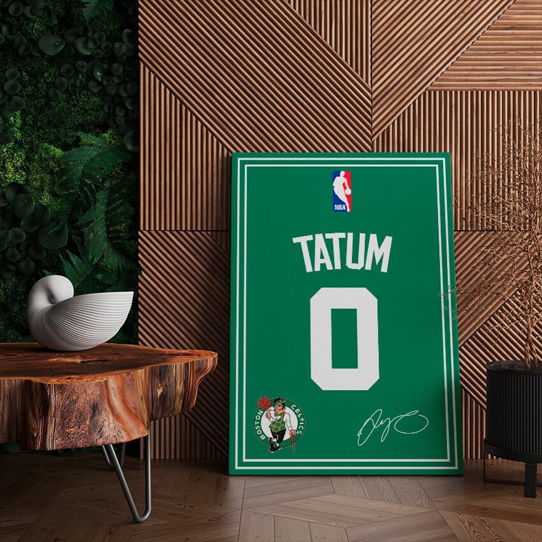 Jayson Tatum Poster, Boston Celtics Wall Art, Jayson Tatum, Boston ...