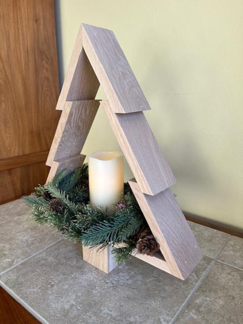 Solid Oak Christmas Tree - Etsy