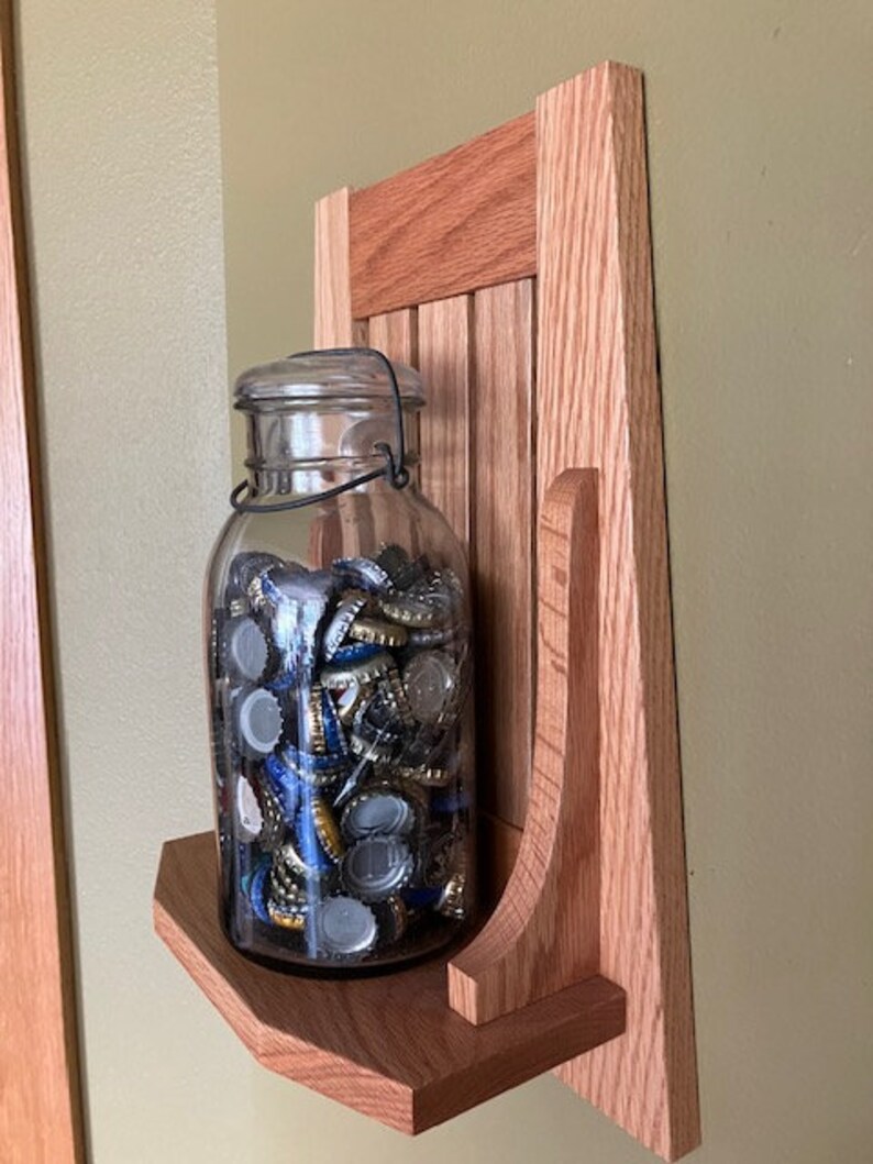 Solid Oak Craftsman Style Display Shelf - Etsy