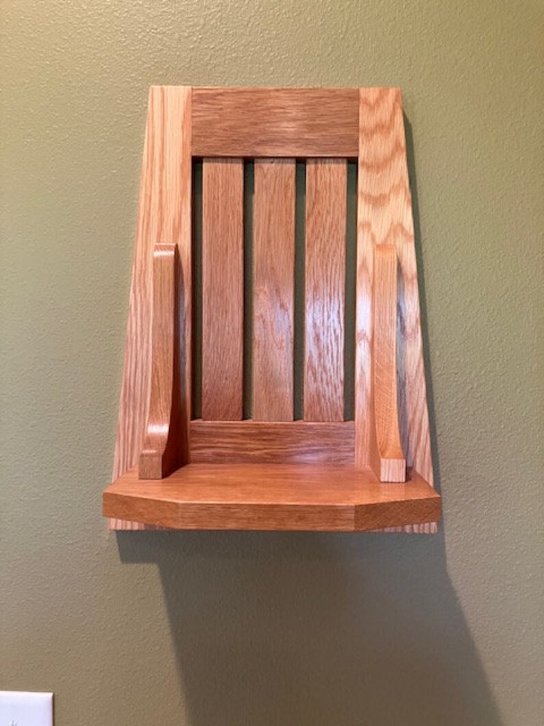 Solid Oak Craftsman Style Display Shelf - Etsy