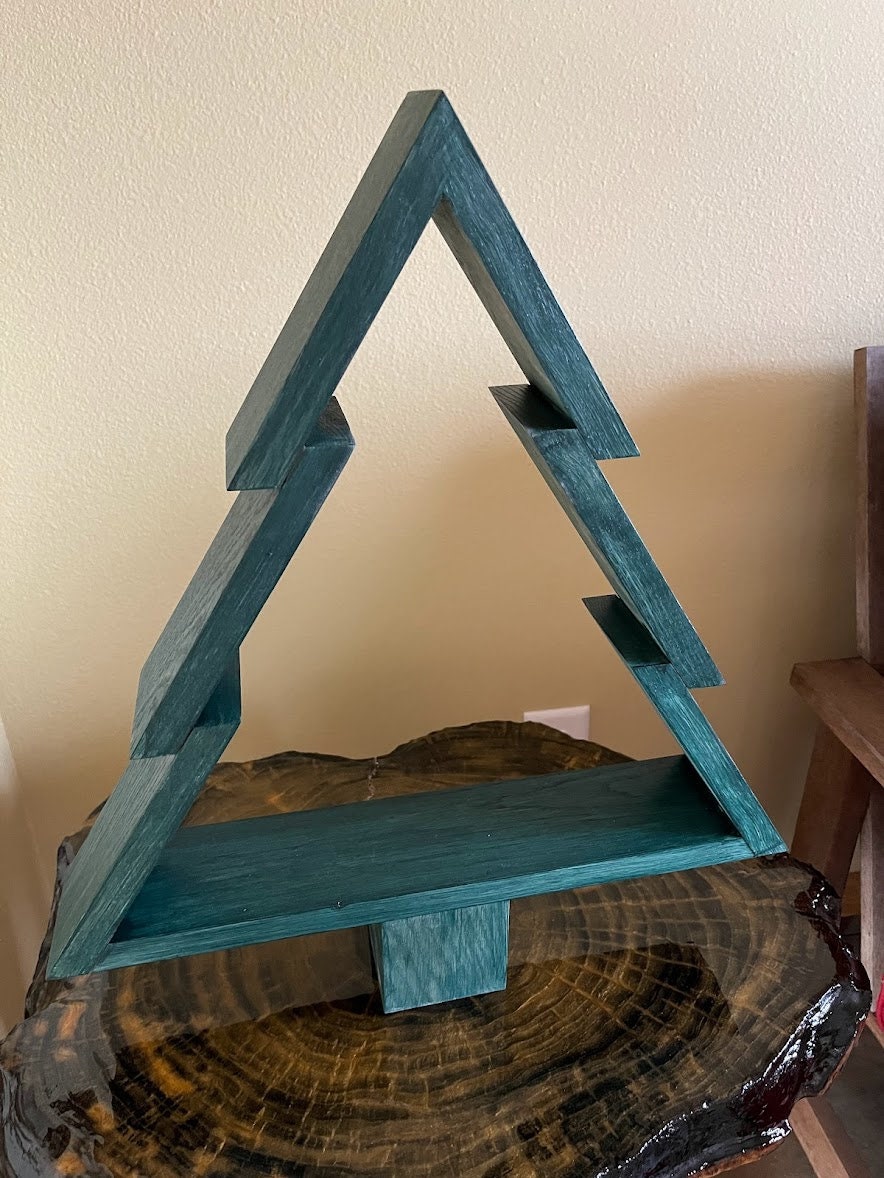 Solid Oak Christmas Tree - Etsy