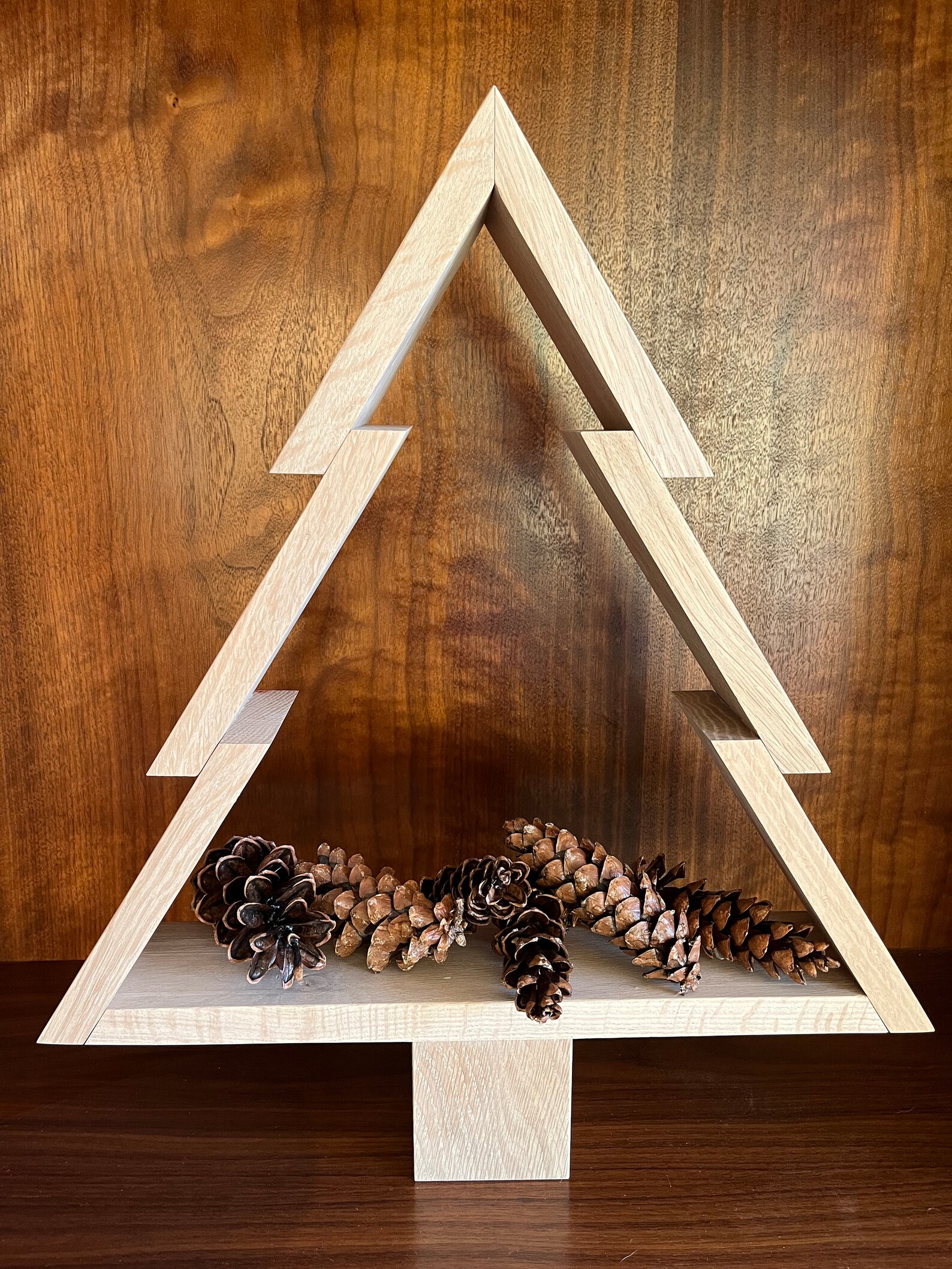 Solid Oak Christmas Tree - Etsy