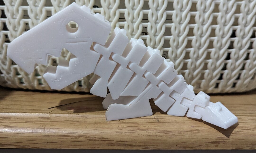 Flexi Rexy - Flexible 3D Printed Animal Articulated Dinosaur Flexi ...