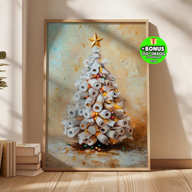 Toilet Paper Tree Printable - Etsy UK