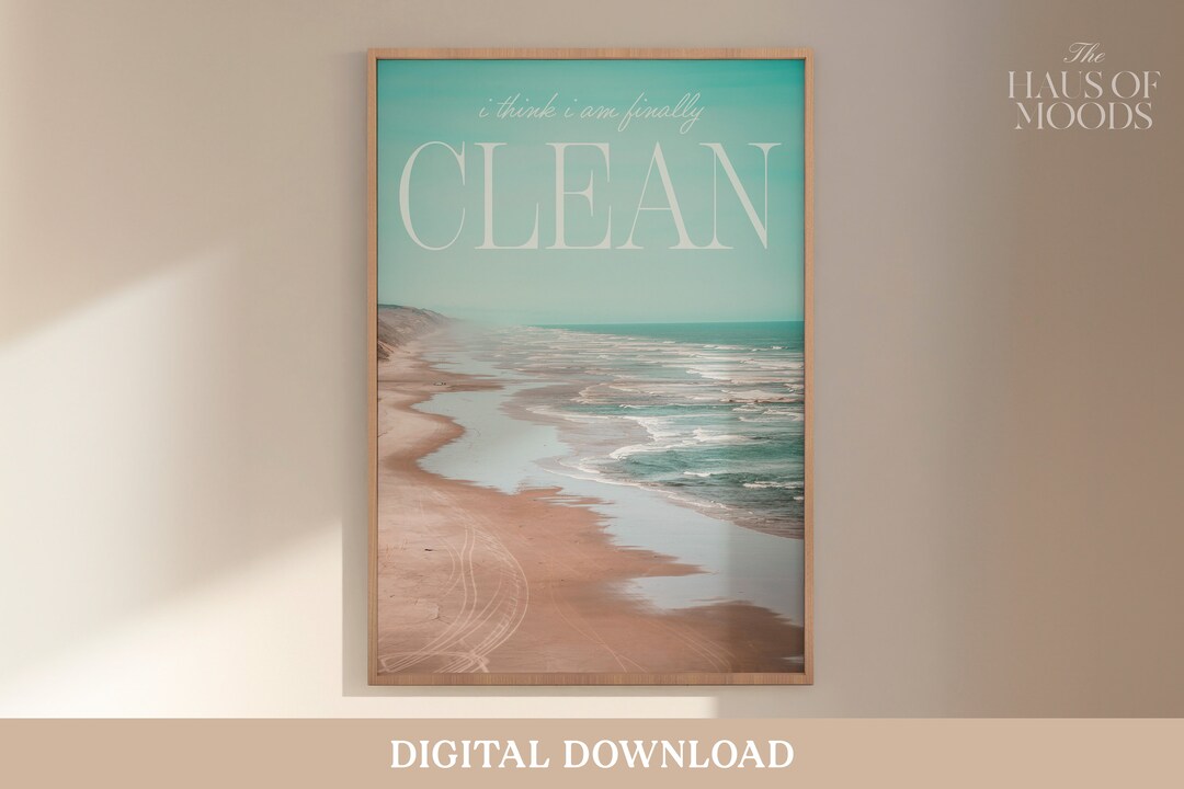 1989 Clean Poster Printable Digital Download Digital Download Print at ...