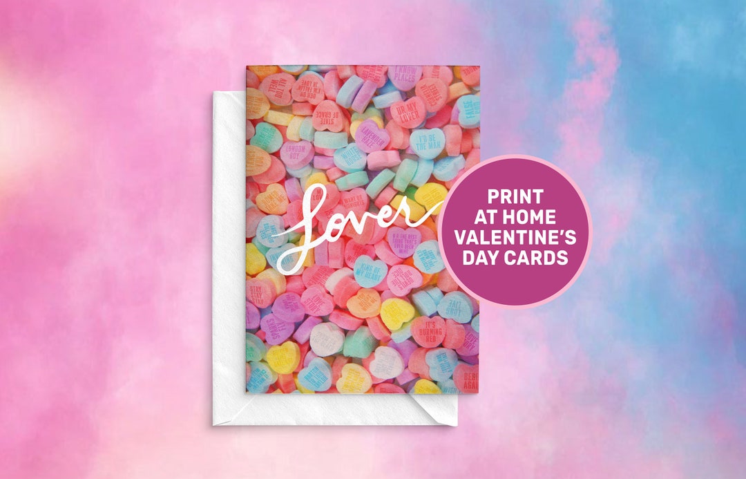 PRINTABLE Taylor Swift Themed Valentine's Day Card Set Candy Hearts ...