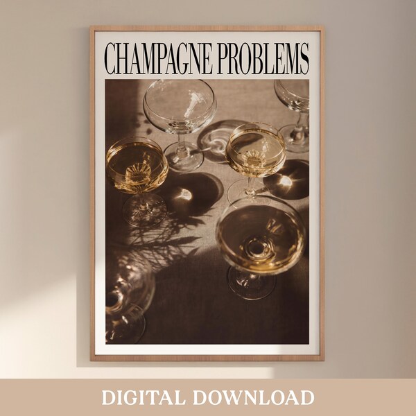 Champagne Art - Etsy