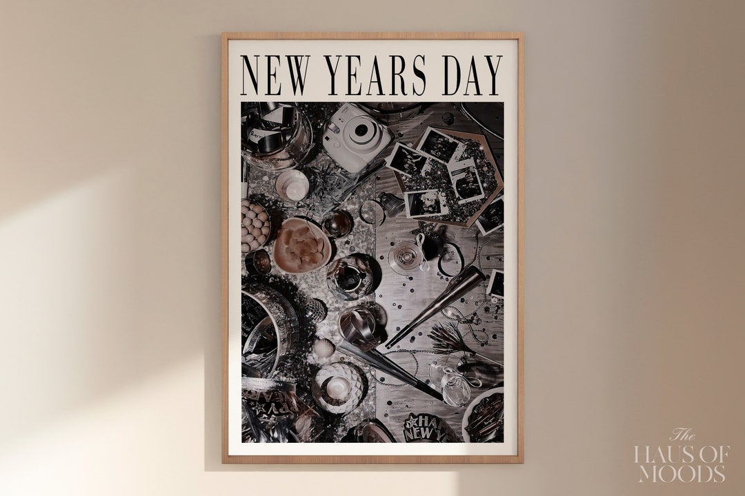 New Years Day Print Reputation Wall Art Printable Wall Art Subtle ...