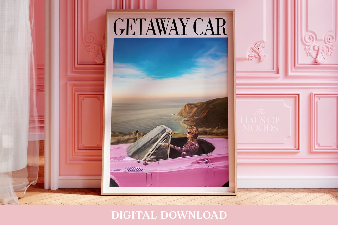 Getaway Car Poster Reputation Printable Wall Art Digital Download Print ...