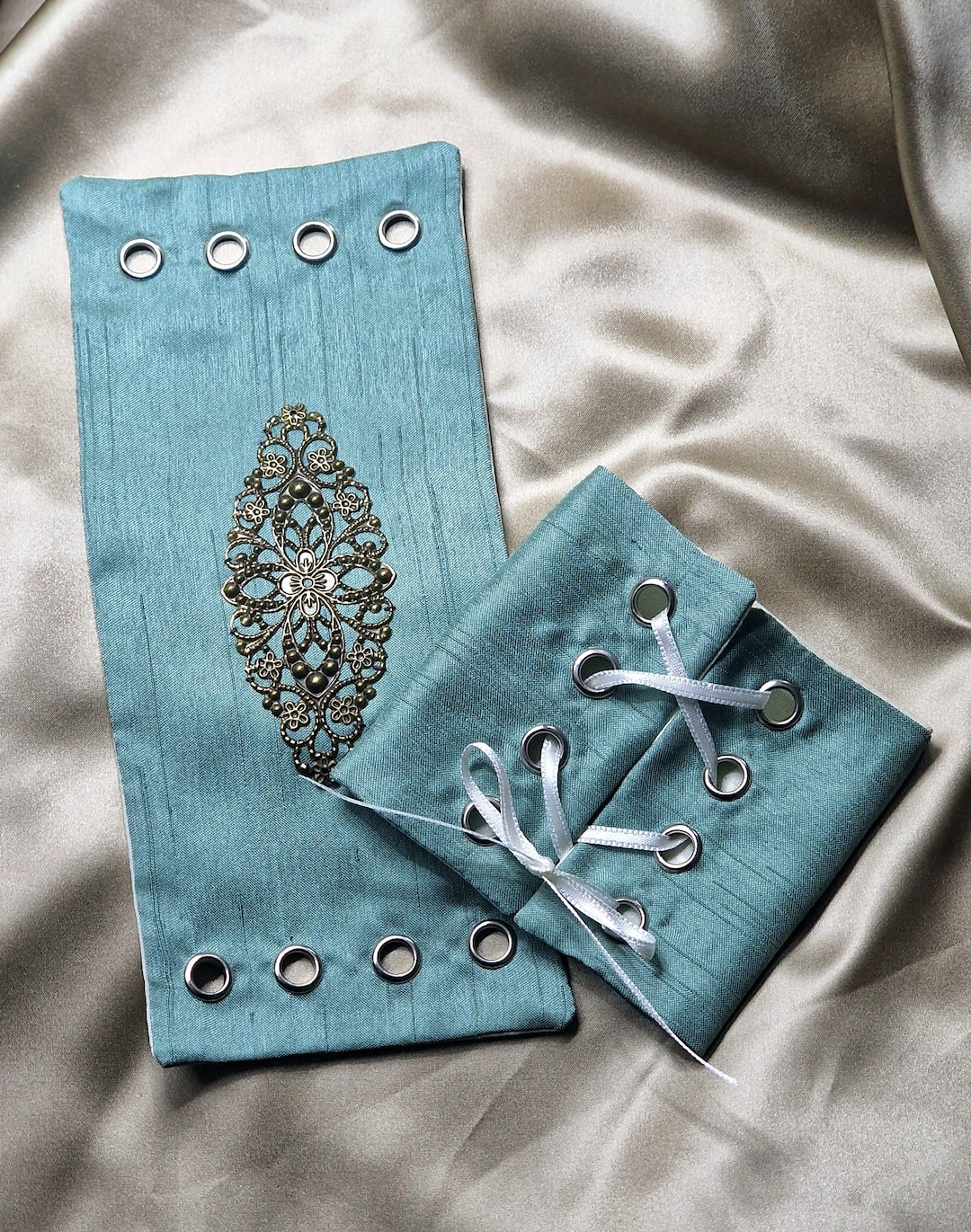 Handmade Wrist Cuffs - Detachable Cuffs - Removable Cuffs - Medieval ...