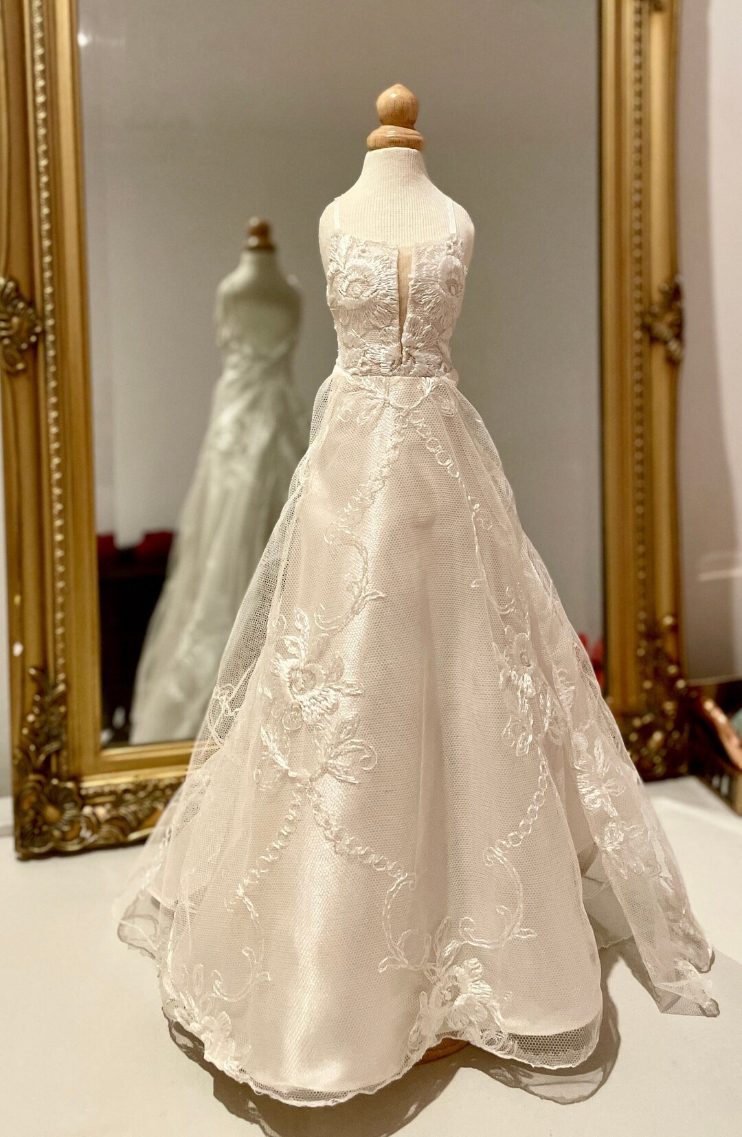Miniature Wedding Dress Replica - Custom Wedding Dress - Model Wedding ...