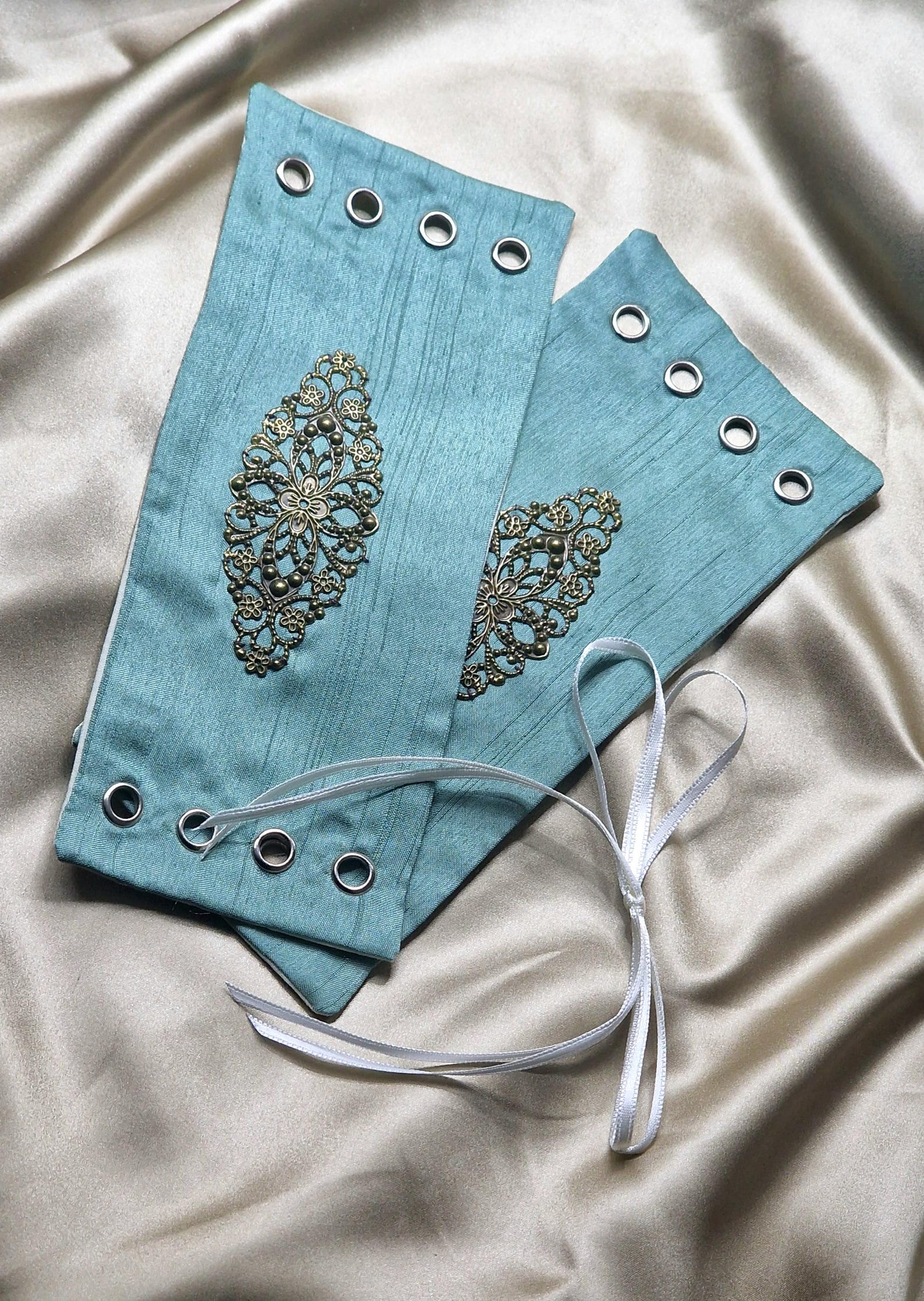 Handmade Wrist Cuffs - Detachable Cuffs - Removable Cuffs - Medieval ...