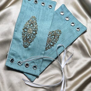 Handmade Wrist Cuffs - Detachable Cuffs - Removable Cuffs - Medieval ...
