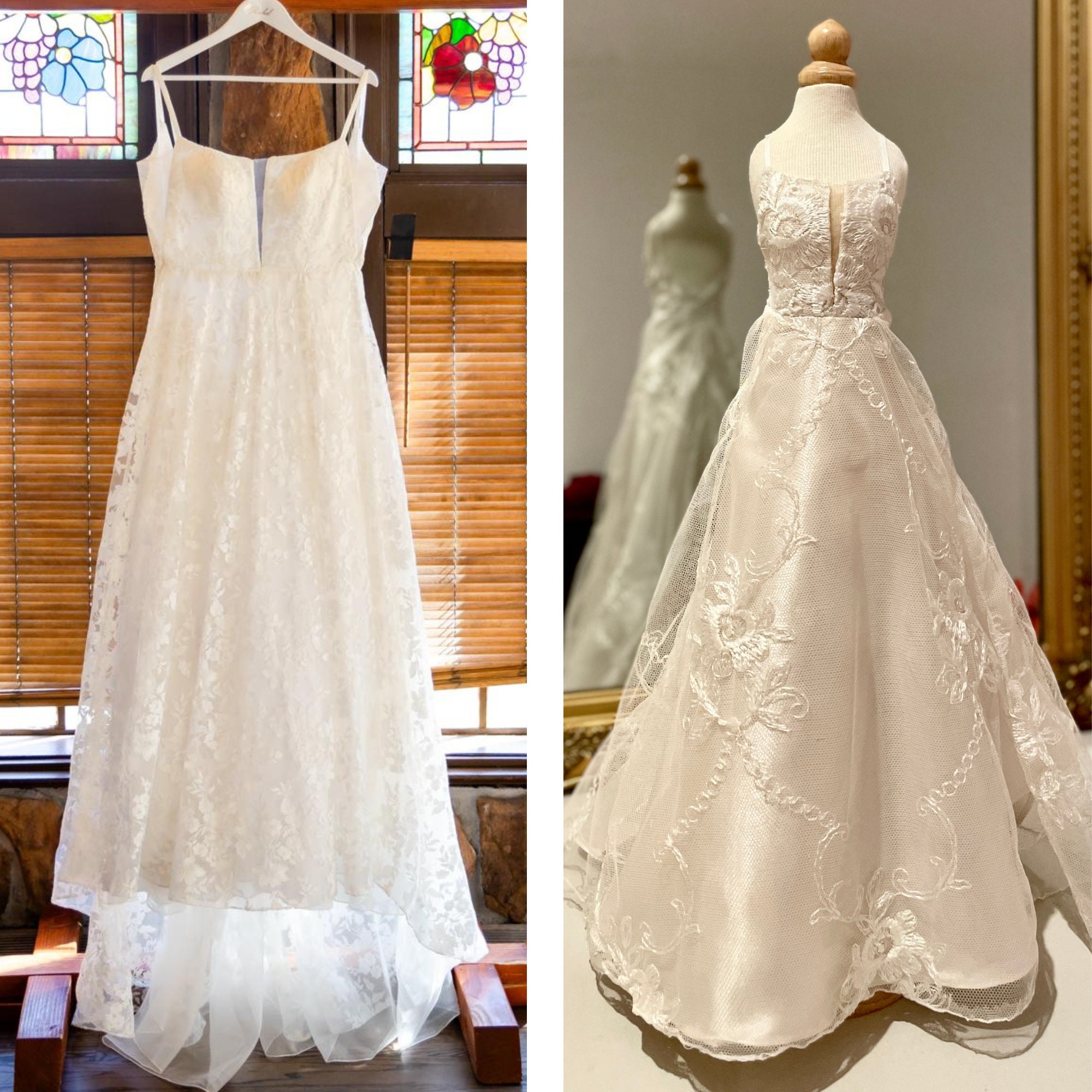 Miniature Wedding Dress Replica - Custom Wedding Dress - Model Wedding ...