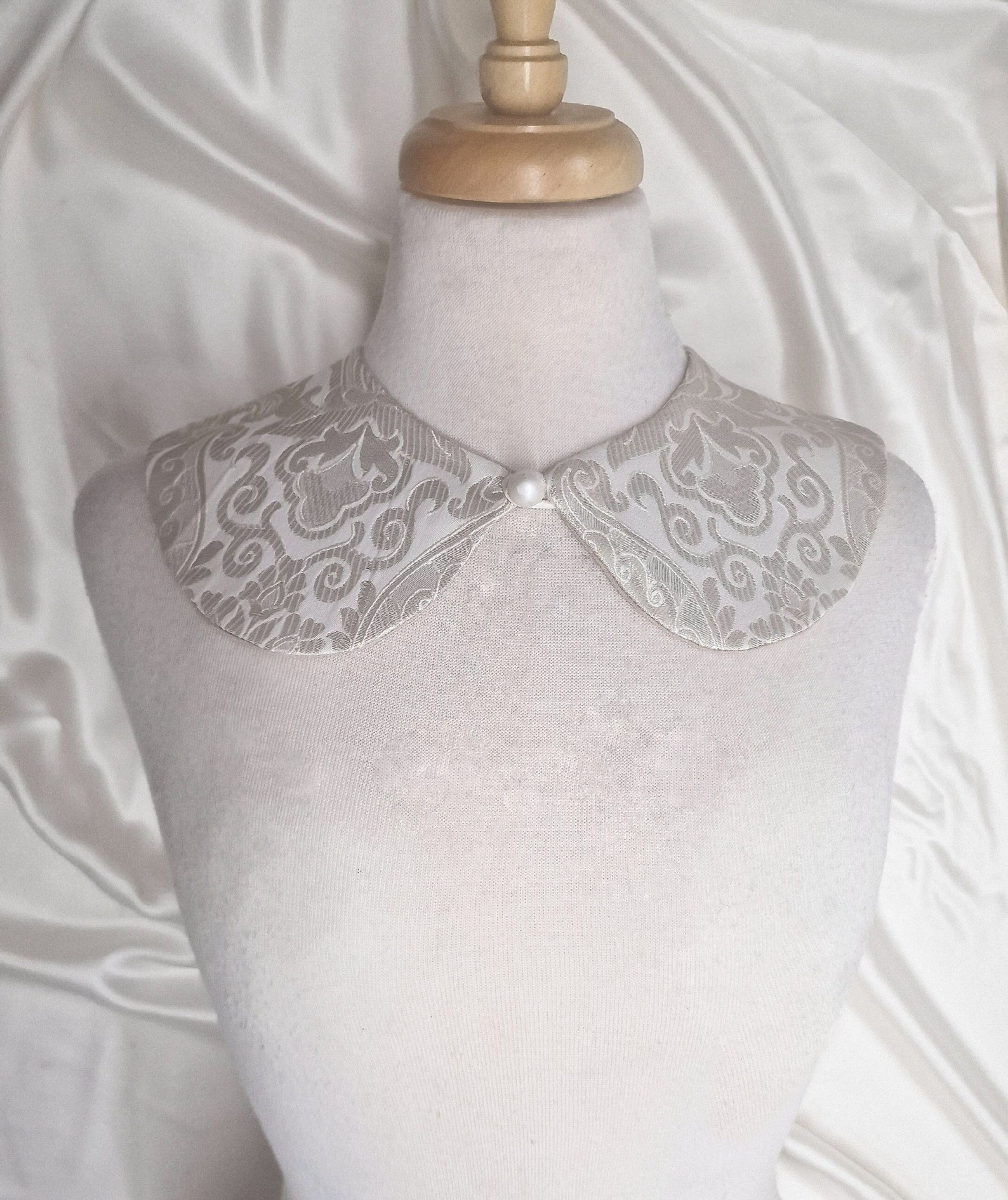 Handmade Collar the Regal Collection Detachable Collar Removable Collar ...