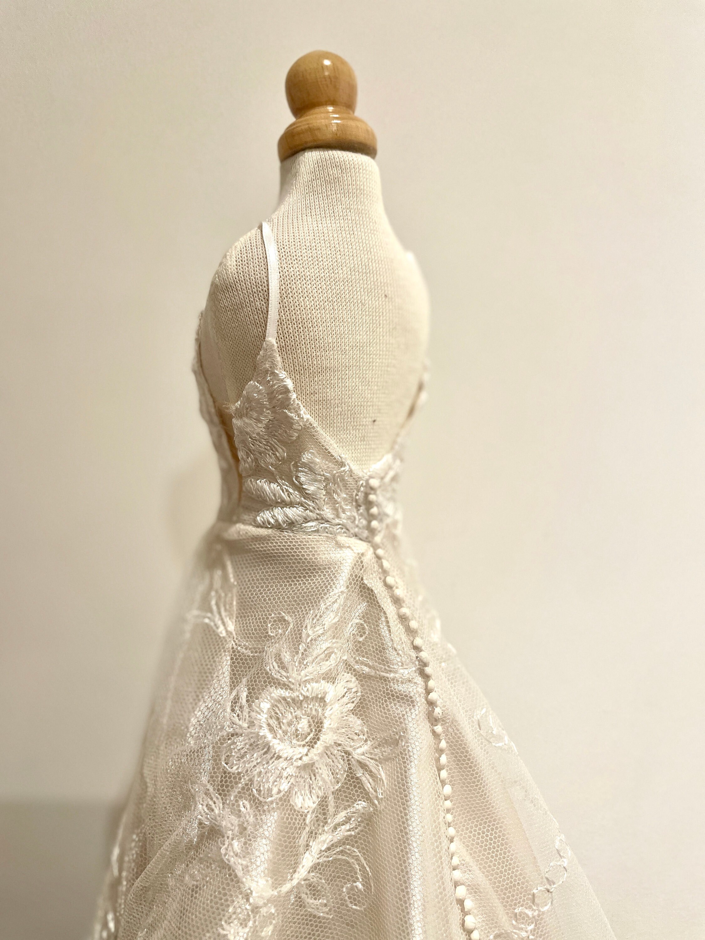 Miniature Wedding Dress Replica - Custom Wedding Dress - Model Wedding ...