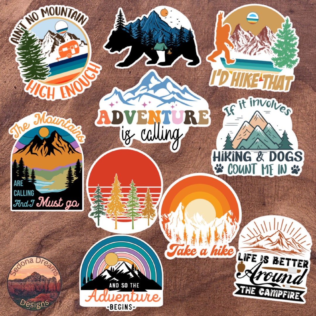 The Great Outdoors Sticker Pack - Etsy