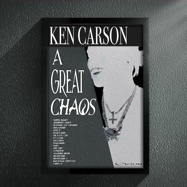 Ken Carson a Great Chaos Poster - Etsy