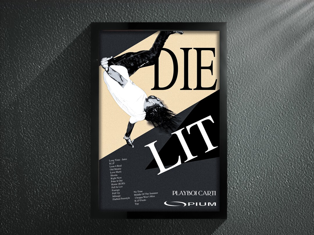 Playboi Carti Die Lit Album Poster Premium Minimalist Album Poster Print - Etsy Australia