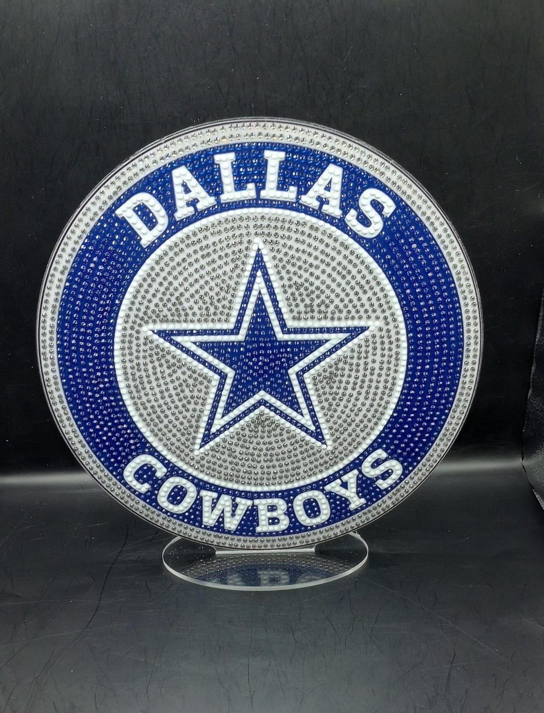 FINISHED DIAMOND ART - Football Table Top Acrylic Decoration - Etsy