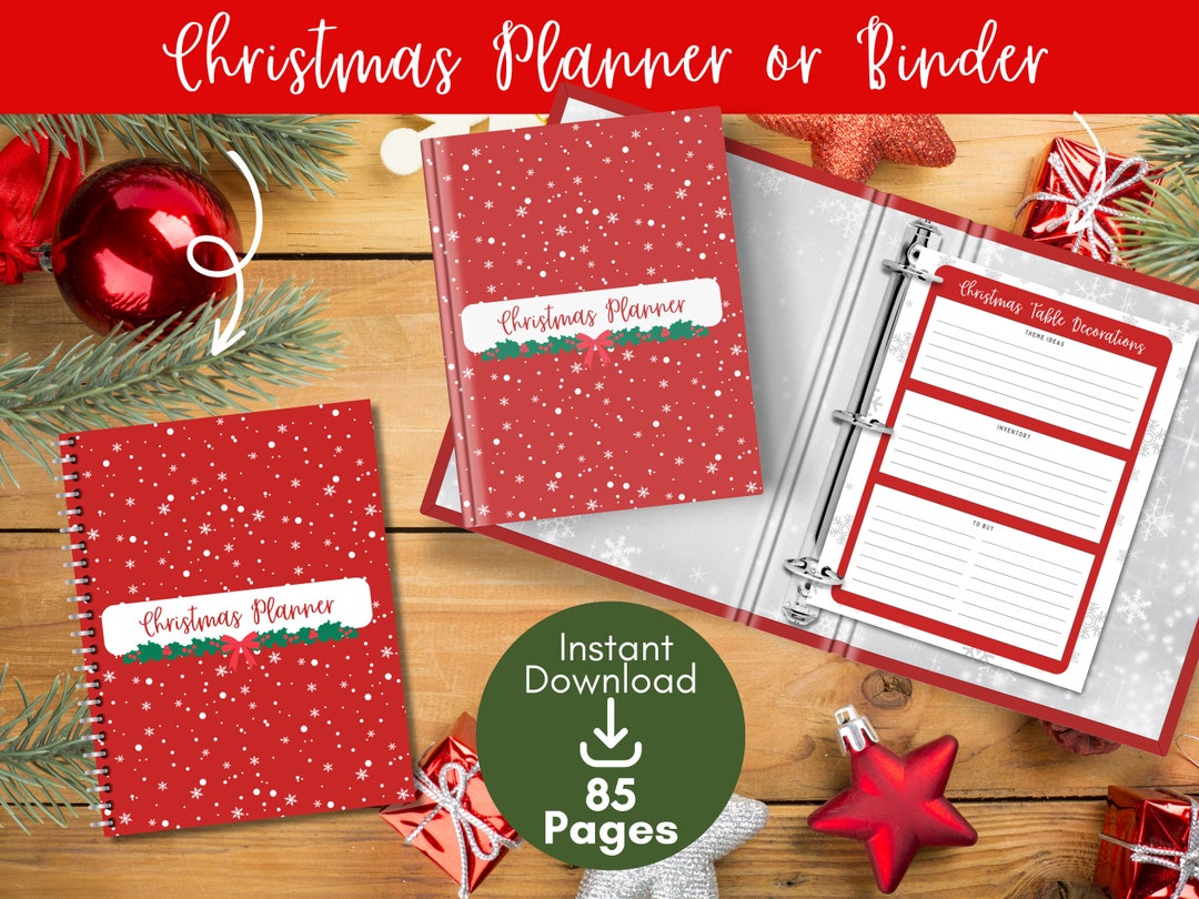 Printable Ultimate Christmas Planner Bundle, Christmas Planner ...