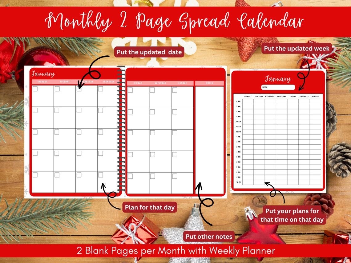 Printable Ultimate Christmas Planner Bundle, Christmas Planner ...