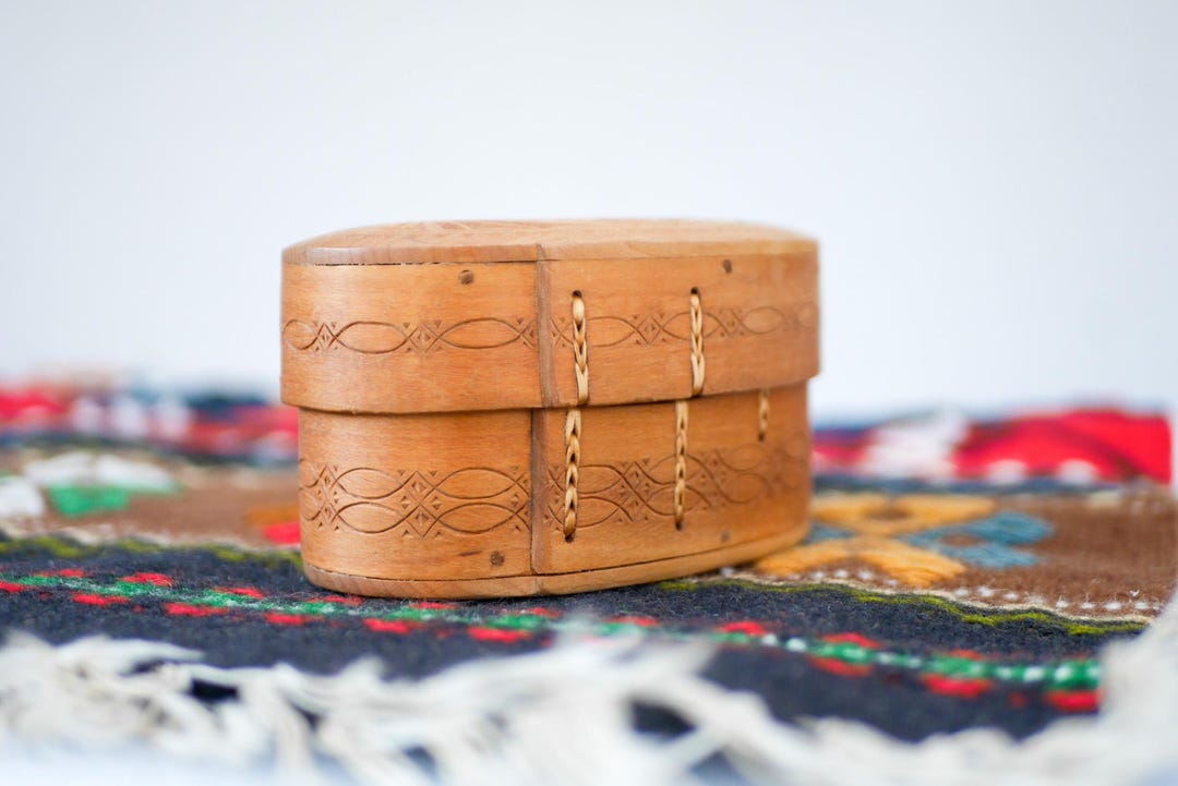 Traditional Handmade Swedish Box, an Unique Ethnic Vintage Scandinavian ...