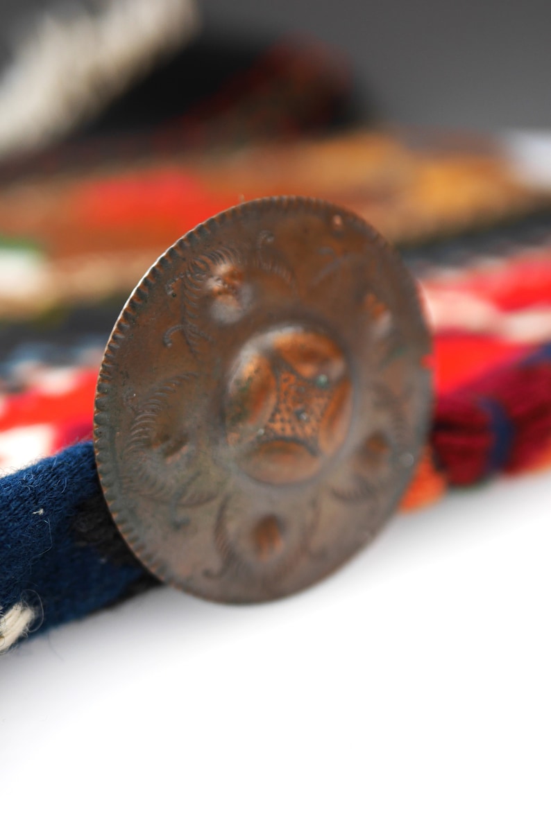 Antique Traditional Scandinavian Copper Brooch, Handmade Costume ...