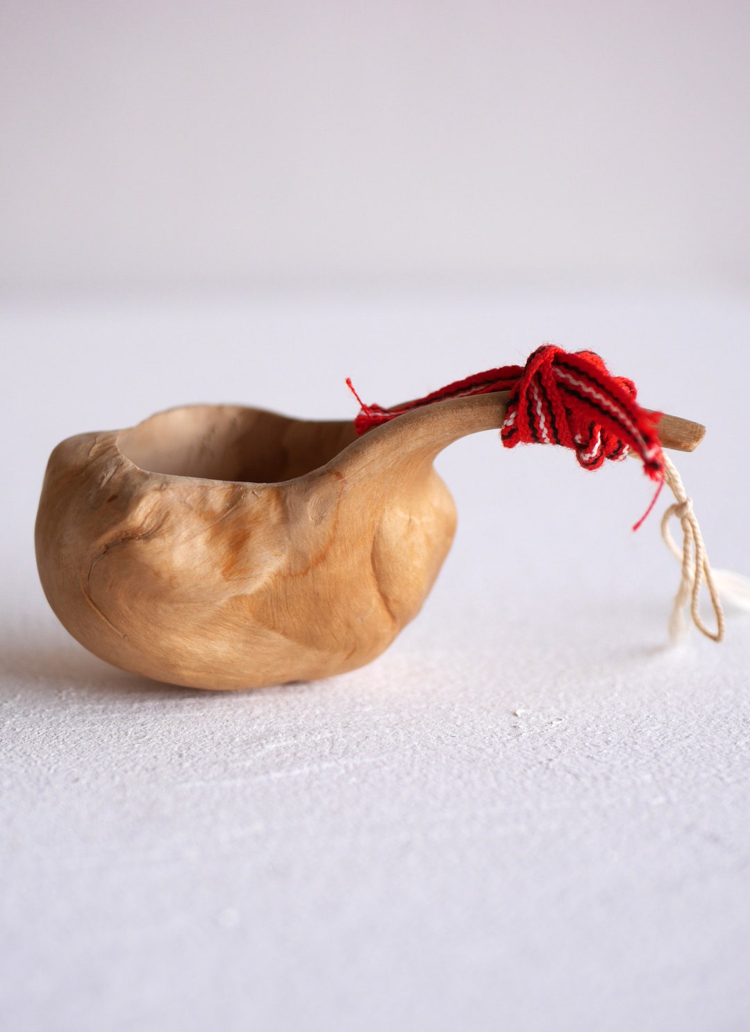 Scandinavian Folk Craft. A Traditional Vintage Handmade / Carved Wooden ...