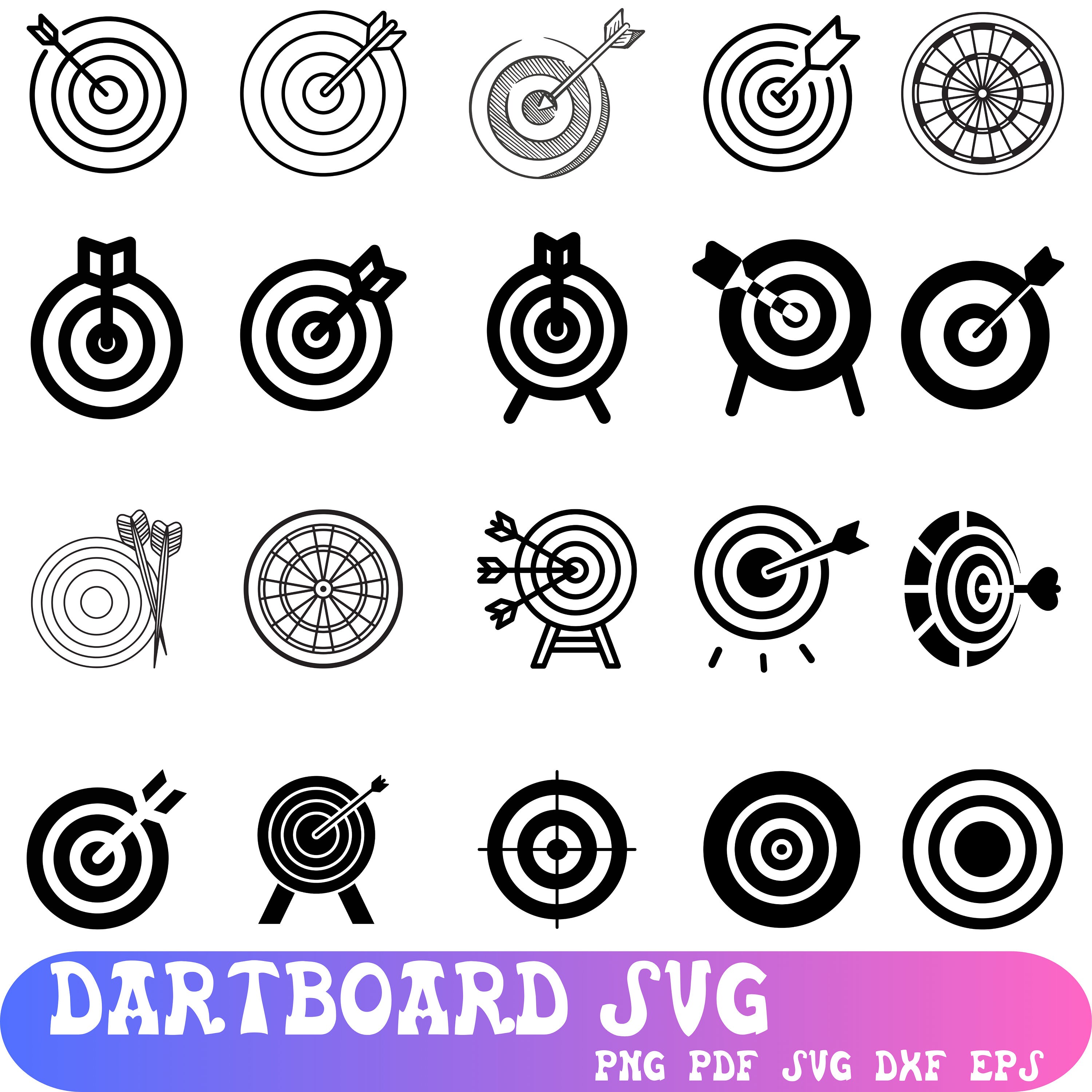 Dartboard Svg, Dart Svg, Dart Game Svg, Dart Target Svg, Darts Png ...