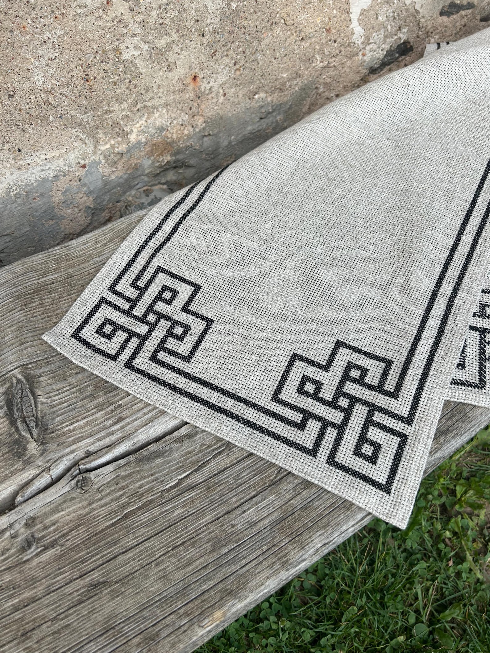 Hand Made Table Runner, Cross Stitched, Home, Design, Gift Idea, Living ...