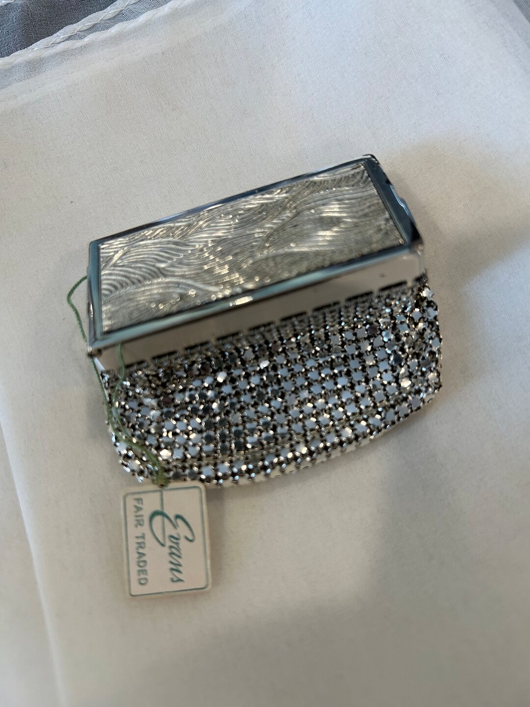 Antique Evans Petite Mesh Purse French Style Mini Purse - Etsy