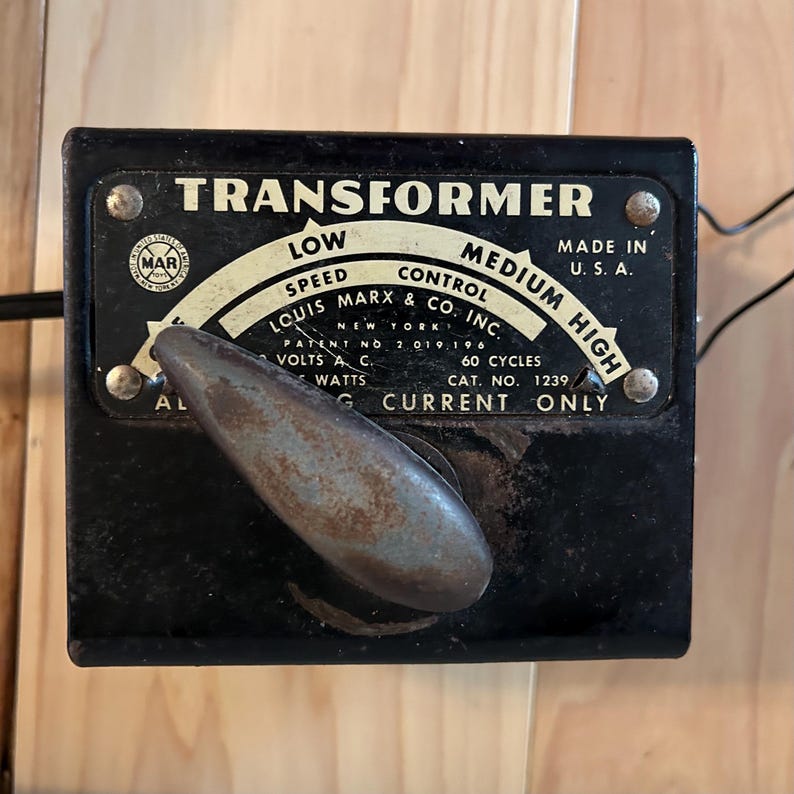 Vintage Diesel Type Electrical Train Set Remote Control Marx and ...