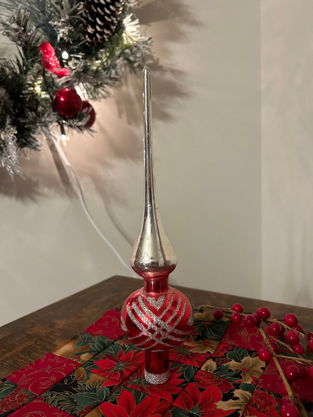 Vintage Christmas Tree Topper - Etsy